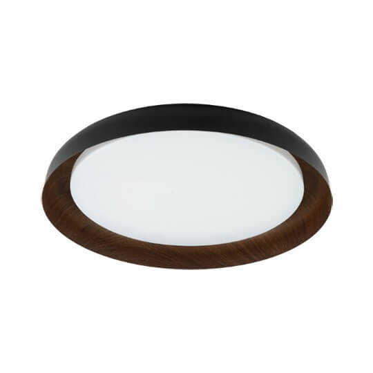 Led plafonjera 205458 24W 6500K Crna-boja drveta