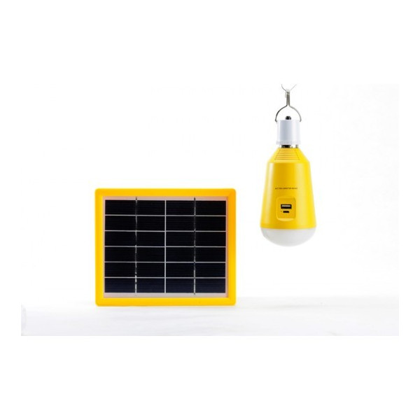 Solarni panel M702002 3W i led sijalica 2W 6500K