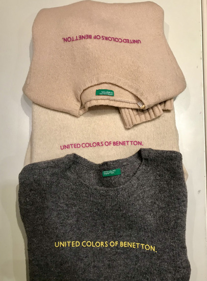 3 u 1 Benetton vintage vuneni dzemperi