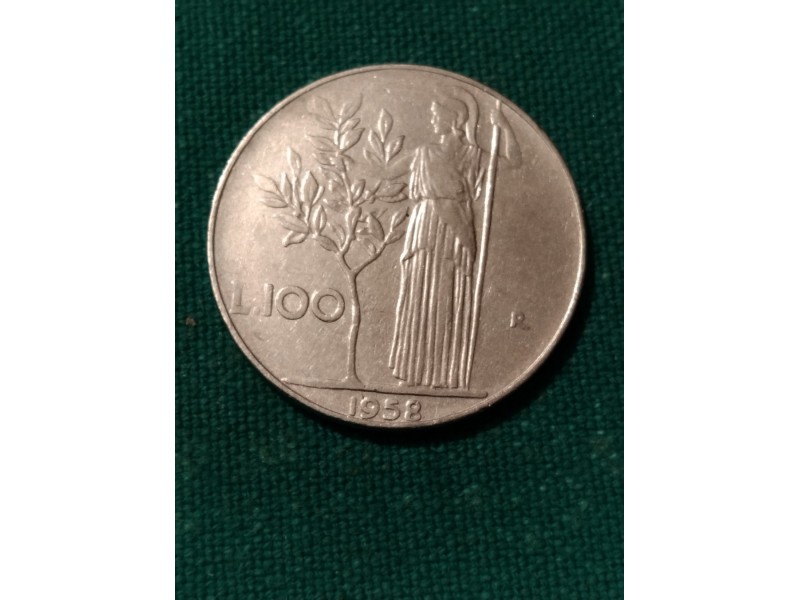 100 lira 1958 italija