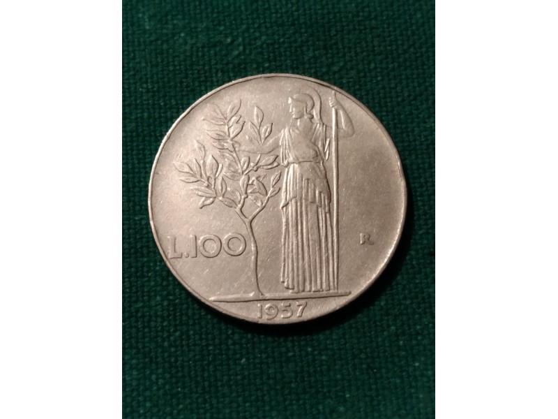 100 lira 1957 italija