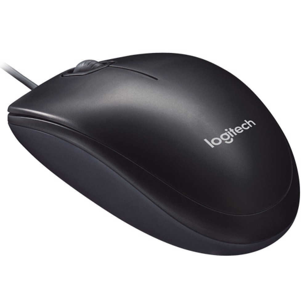 LOGITECH M90 Wired Optical Mouse, USB, Gray *I