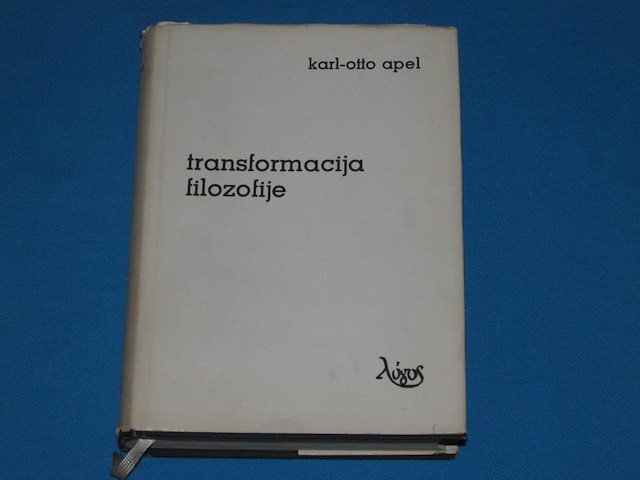 TRANSFORMACIJA FILOZOFIJE Karl-Otto Apel