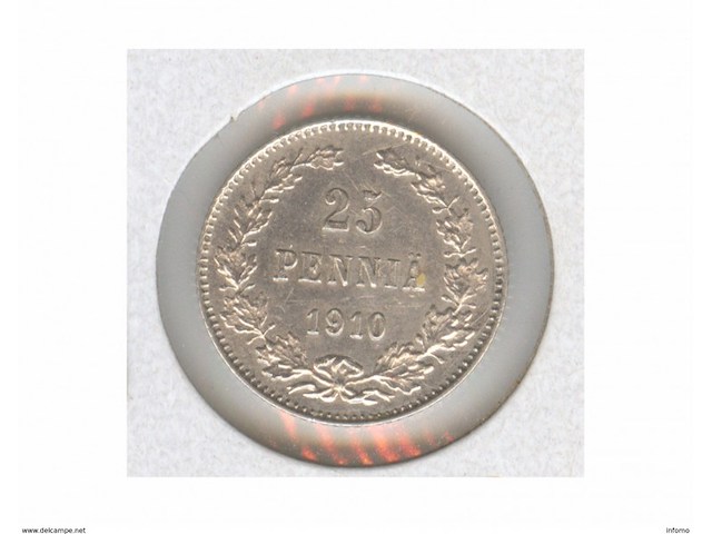 Finska 25 pennia 1910