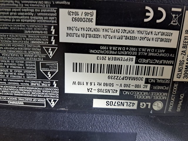 EAX64905301(2.3)LG42LN570S/BR215