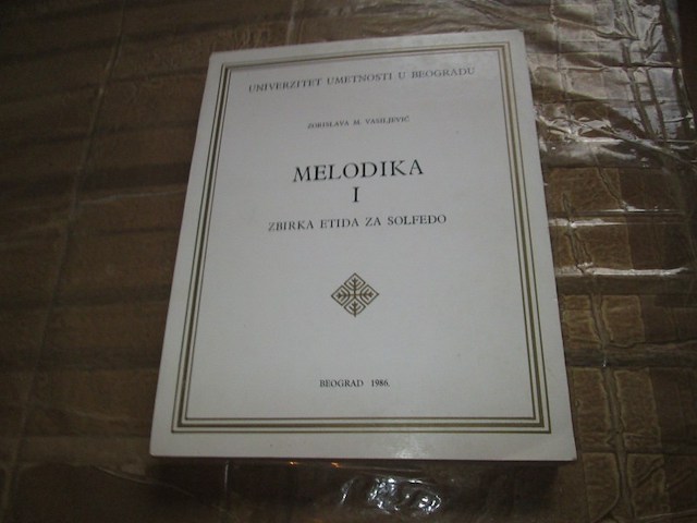 Melodika I zbirka etida za solfedjo Zorislava Vasiljevi