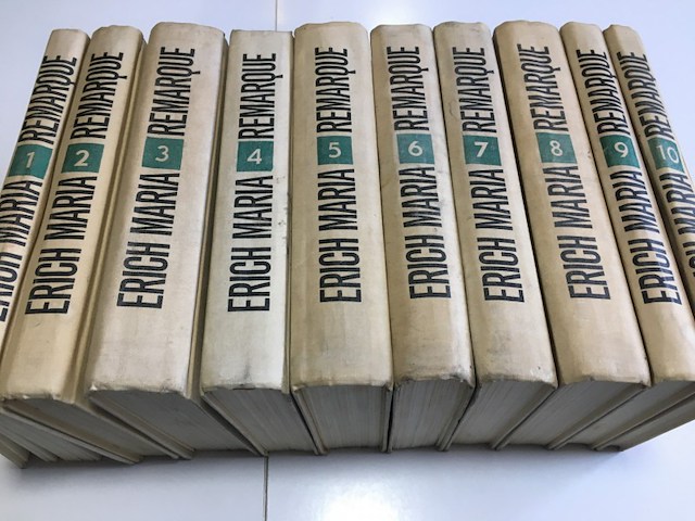 Erich Maria Remarque 1-10  komplet