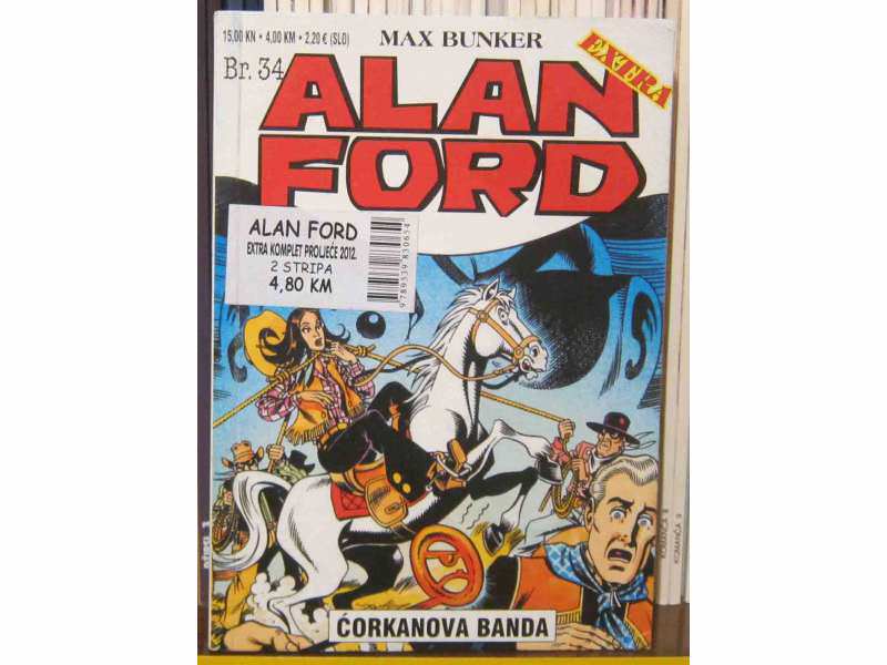 Alan Ford Extra 34 - Ćorkanova banda