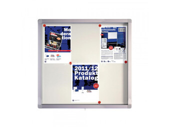 Tabla oglasna 2x3 2X3 SK6SE bela magnetna, vodootporna, 6xA4, vrata, staklo ( H297 )