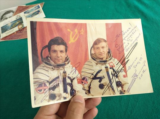 Autogram kosmonauta SSSR M.Germaszevski - P.Klimuk
