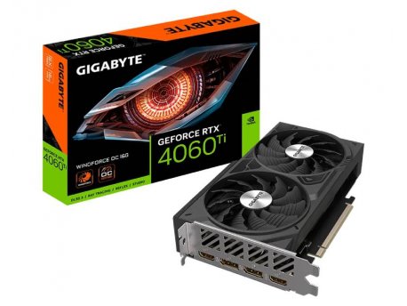 GIGABYTE NVIDIA GEFORCE RTX 4060 TI 16GB 128BIT GV-N406TWF2OC-16GD GRAFIČKA KARTA