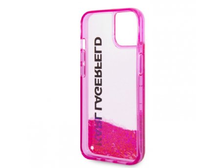 KARL LAGERFELD MASKA ZA IPHONE 14 LIQ. GLITTER ELONG PINK (KLHCP14SLCKVF) CENA
