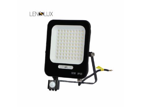 LENSLUX LED REFLEKTOR IK03 50W 6500K SENZOR