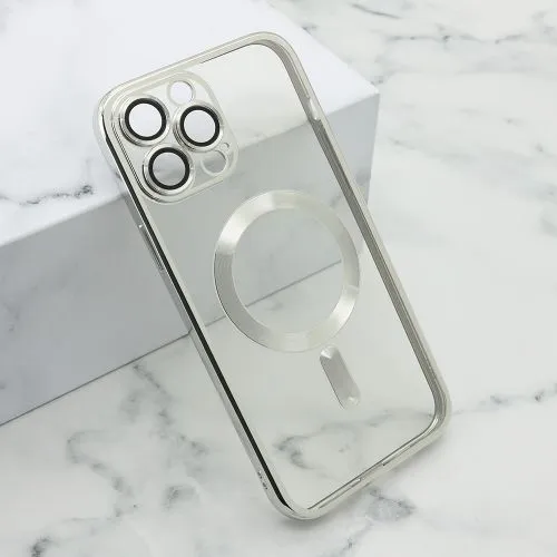 Futrola - maska CAMERA PROTECT MagSafe za iPhone 13 Pro Max (6.7) srebrna (MS)