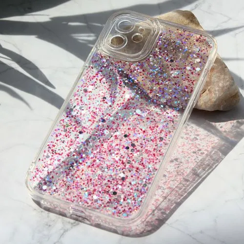 Futrola - maska Glitter za iPhone 11 6.1 ljubicasta