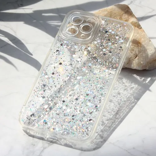 Futrola - maska Glitter za iPhone 11 Pro 5.8 srebrna