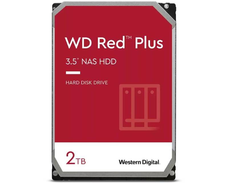 WD 2TB 3.5″ SATA III 64MB WD20EFPX Red Plus hard disk hard disk