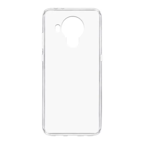 Futrola - maska ultra tanki PROTECT silikon za Nokia 5.4 providna (bela) (MS)