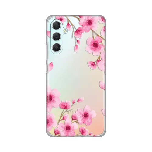 Silikonska futrola - maska print Skin za Samsung A346 Galaxy A34 5G 5G Rose flowers