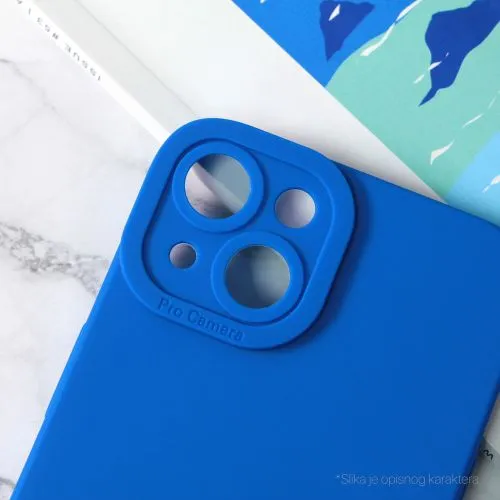 Futrola - maska Silikon Pro Camera za Xiaomi Redmi Note 13 Pro Plus (EU) svetlo plava