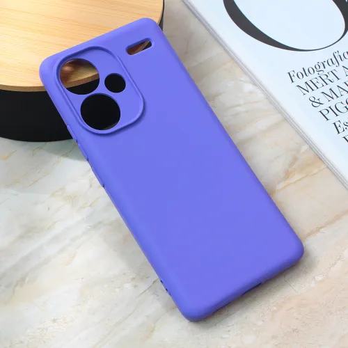 Futrola - maska Teracell Giulietta za Xiaomi Redmi Note 13 Pro Plus mat ljubicasta