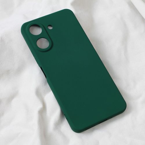 Futrola - maska Teracell Soft Velvet za Xiaomi Redmi 13C tamno zelena