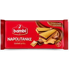 Napolitanke bela i crna čokolada 185gr.