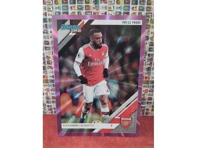 Donruss 2019/20 Alexandre Lacazette Purple Laser