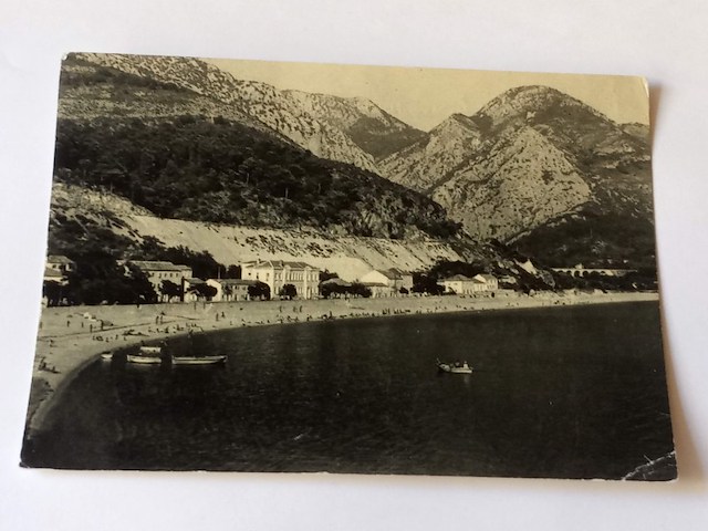 Sutomore - Plaža - Crna Gora - Putovala 1961.g -