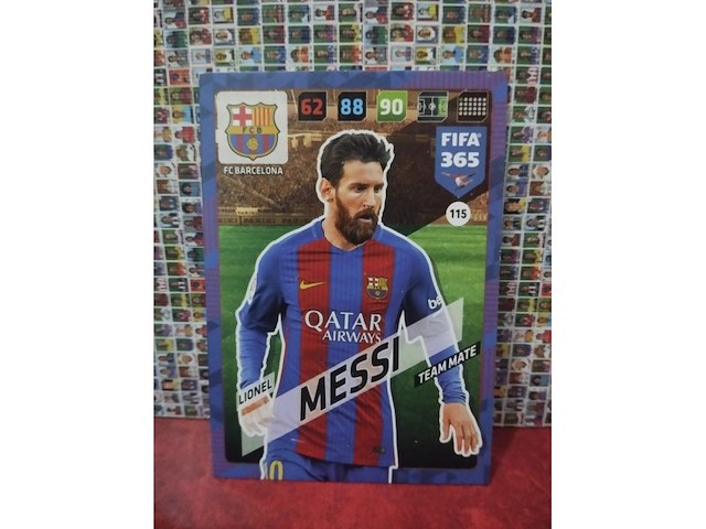 Fifa 365 2018 Adrenalyn - Lionel Messi - Broj 115