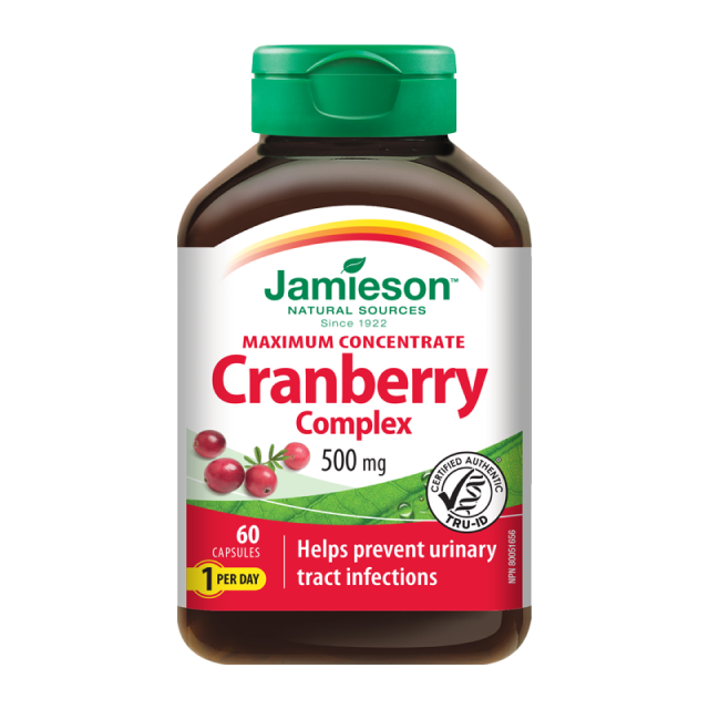 Jamieson Cranberry complex 500 mg 60 kapsula