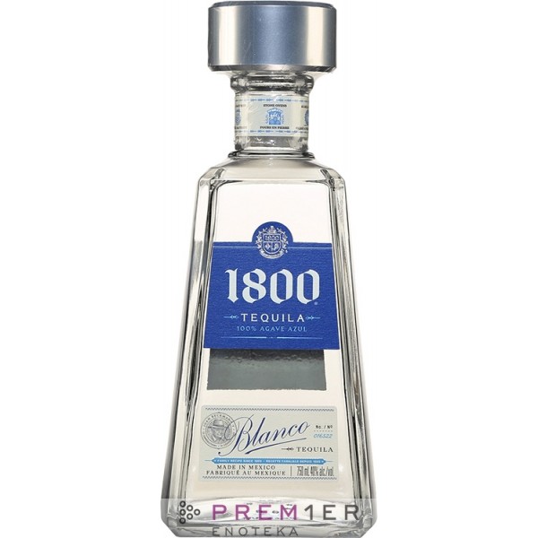 1800 Blanco Tequila 100% Blue Weber Agave 0.70l