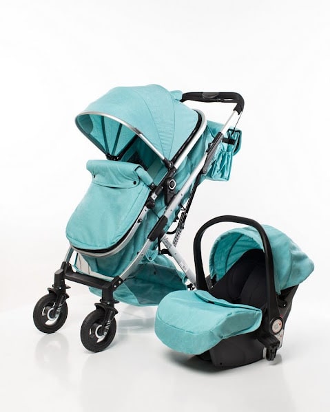 Kolica za bebe 3u1 Marsi sa transformacionim sedištem i nosiljkom-autosedištem – plava, model 602-1