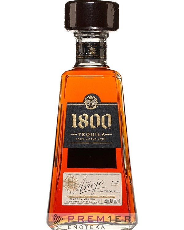 1800 Anejo Tequila 100% Blue Weber Agave 0.70l