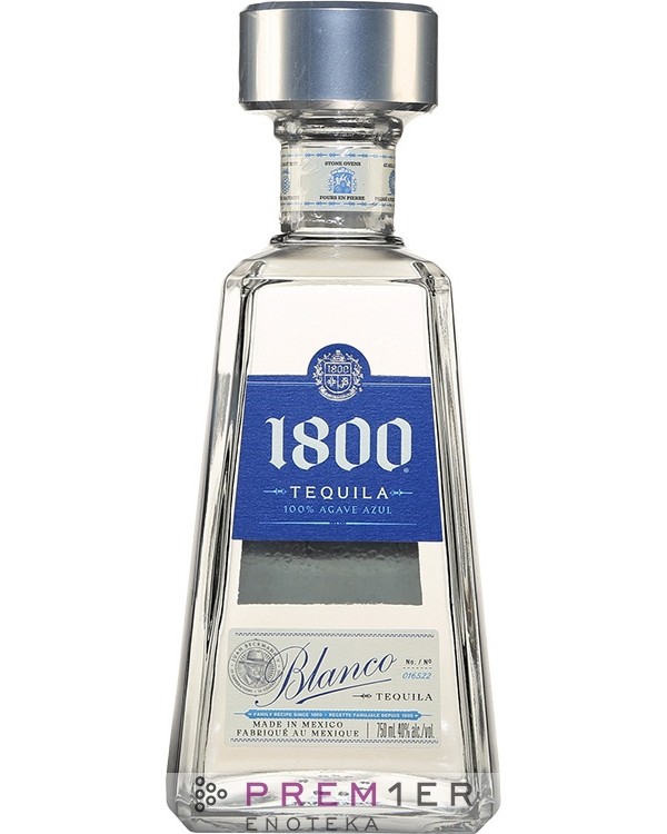 1800 Blanco Tequila 100% Blue Weber Agave 0.70l