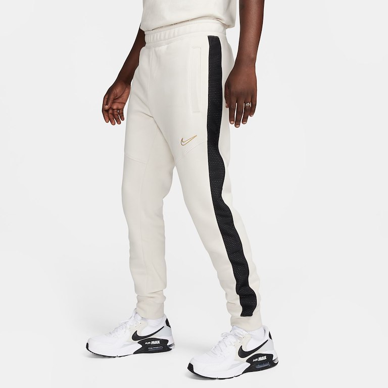 Nike M NSW SP FLC JOGGER BB, muški donji deo trenerke, bela