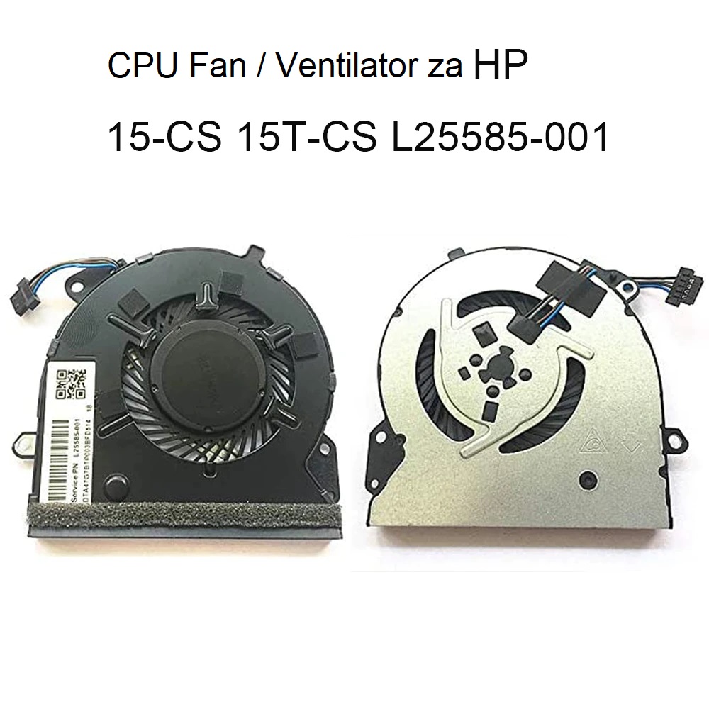 Ventilator CPU hladnjak za laptop HP Pavilion 15-CS serija