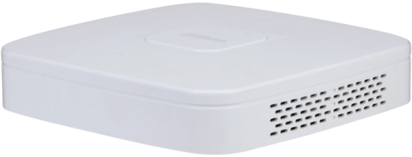 Dahua NVR4108-EI AI 4-kanalni NVR; WizSense serija; Plastično kućište; Do 16MP; Do 80Mbps; 1X SATA