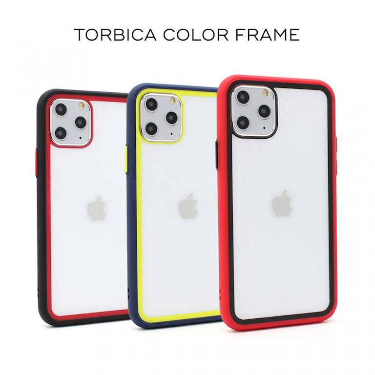 TORBICA COLOR FRAME ZA HUAWEI P40 LITE E CRNA