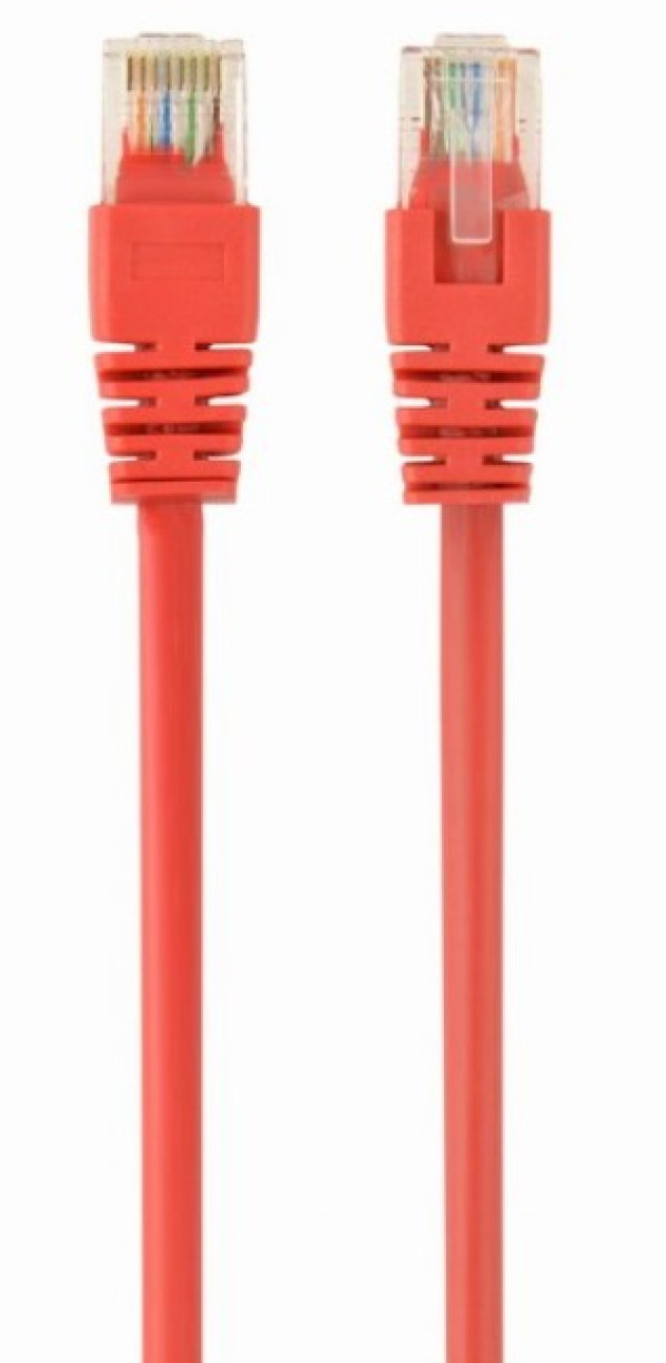 PP12-2M/R Gembird Mrezni kabl, CAT5e UTP Patch cord 2m red A