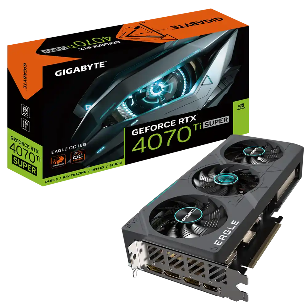 GRAFIČKA KARTA GIGABYTE GEFORCE RTX 4070 TI SUPER GV-N407TSEAGLE OC-16GD 16GB 192 BIT 3XDP/HDMI