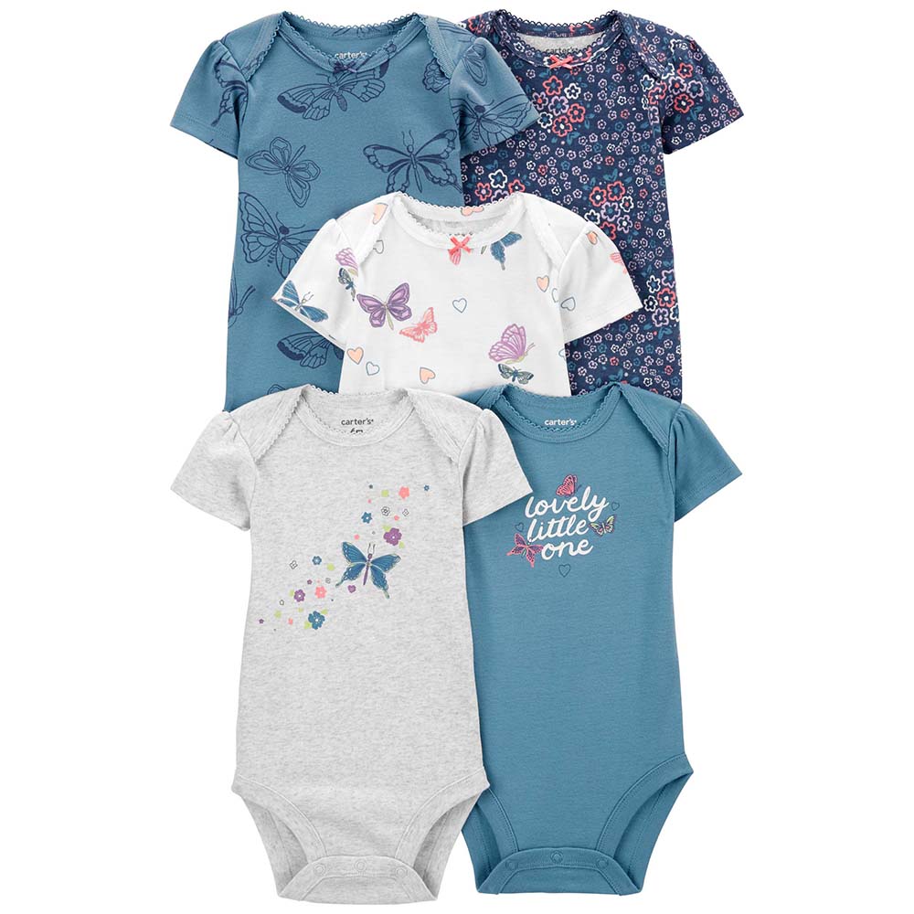 Carter's bodi za bebe devojčice - set od 5 kom. BL241Q124910