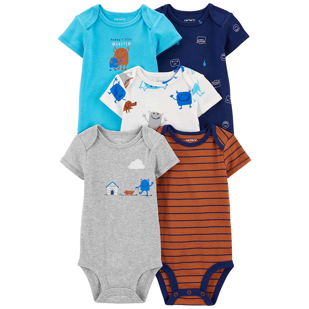 Carter's bodi za bebe dečake - set od 5 kom. BL241Q124510