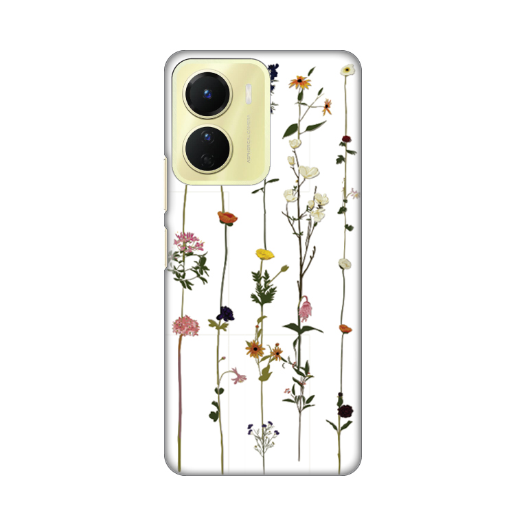 Maska(futrola) Silikonska Print Skin za Vivo Y16 Flower