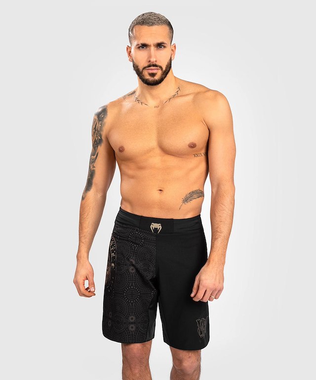 VENUM SANTA MUERTE DARK SIDE FIGHTSHORTS – BLACK/BROWN