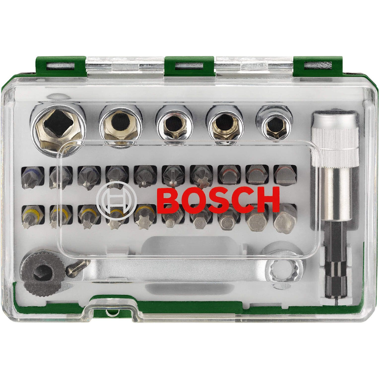 Bosch – 27-delni set bitova, odvrtača i čegrtaljki – 2607017160