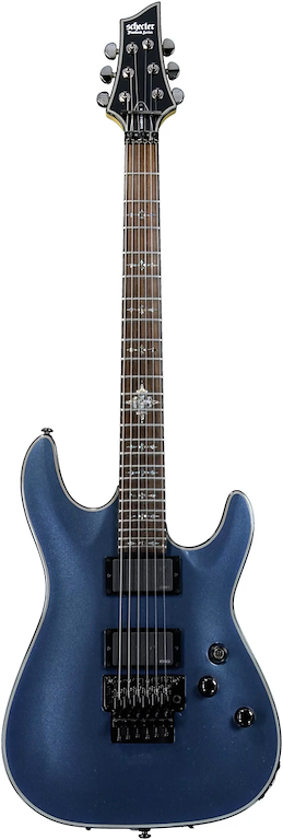 Schecter Damien Elite-6 FR Dark Metallic Blue električna gitara