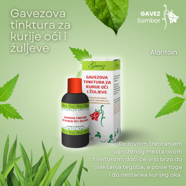 Gavezova tinktura za kurje oči i žuljeve 50ml