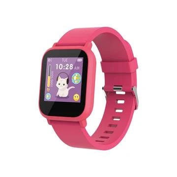 MAXLIFE MXSW-200 WATERPROOF SMARTWATCH WITH HEART RATE MONITOR - PINK