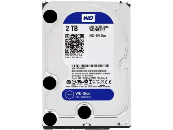 Hard disk 2TB SATA6 Western Digital 256MB WD20EARZ Blue